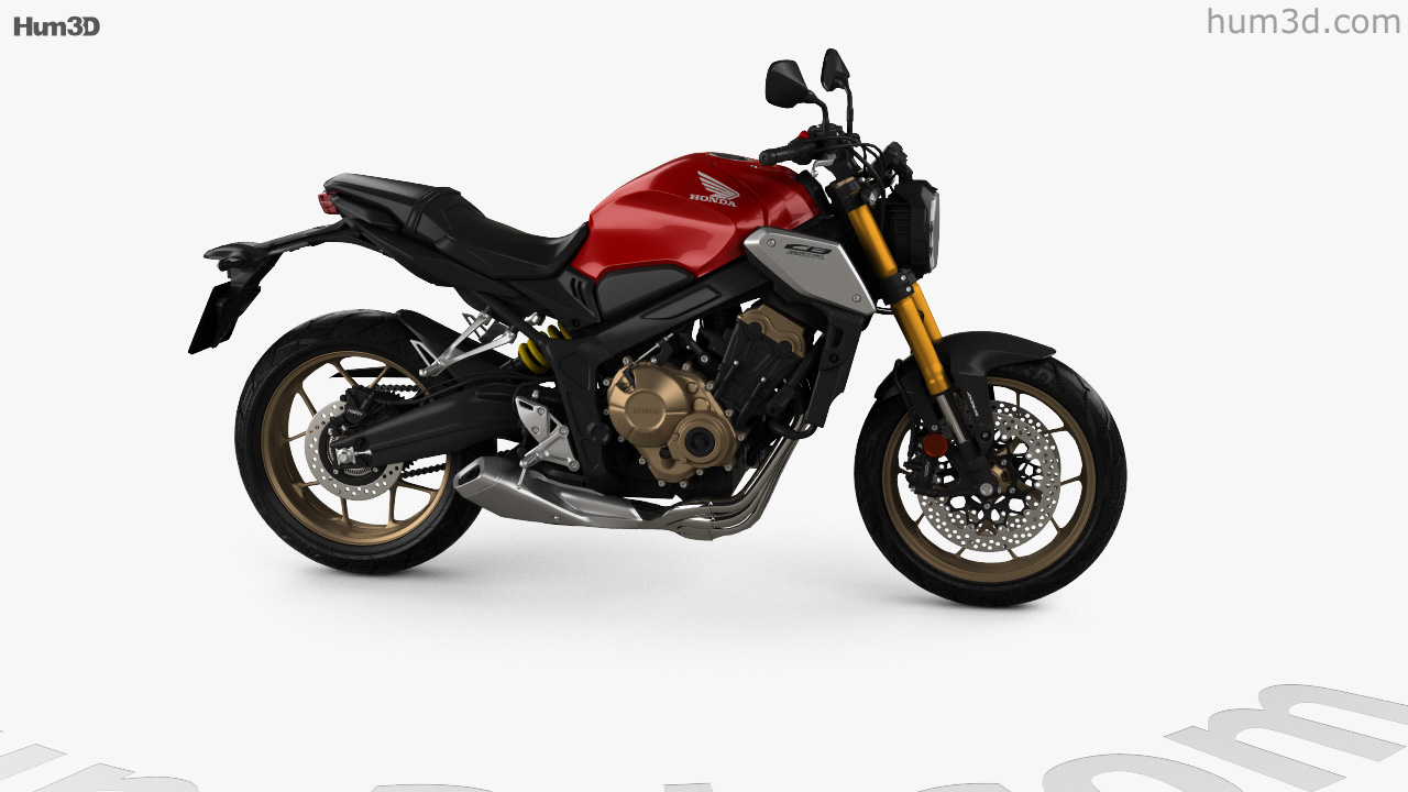 360 view of Honda CB650R 2019 3D model - 3DModels store