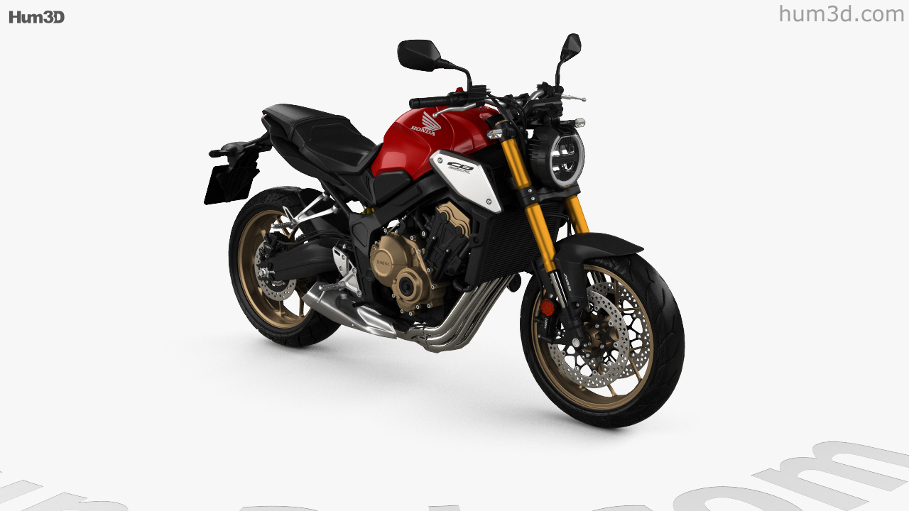 360 view of Honda CB650R 2019 3D model - 3DModels store