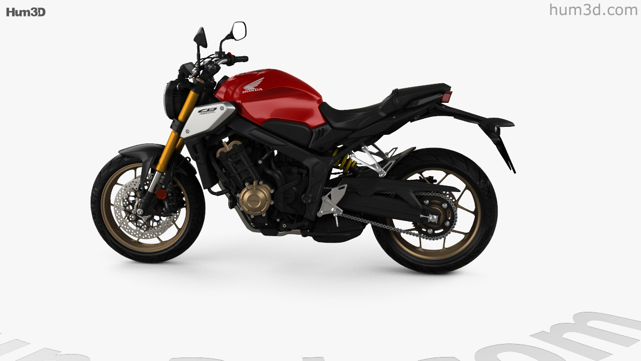 360 view of Honda CB650R 2019 3D model - 3DModels store