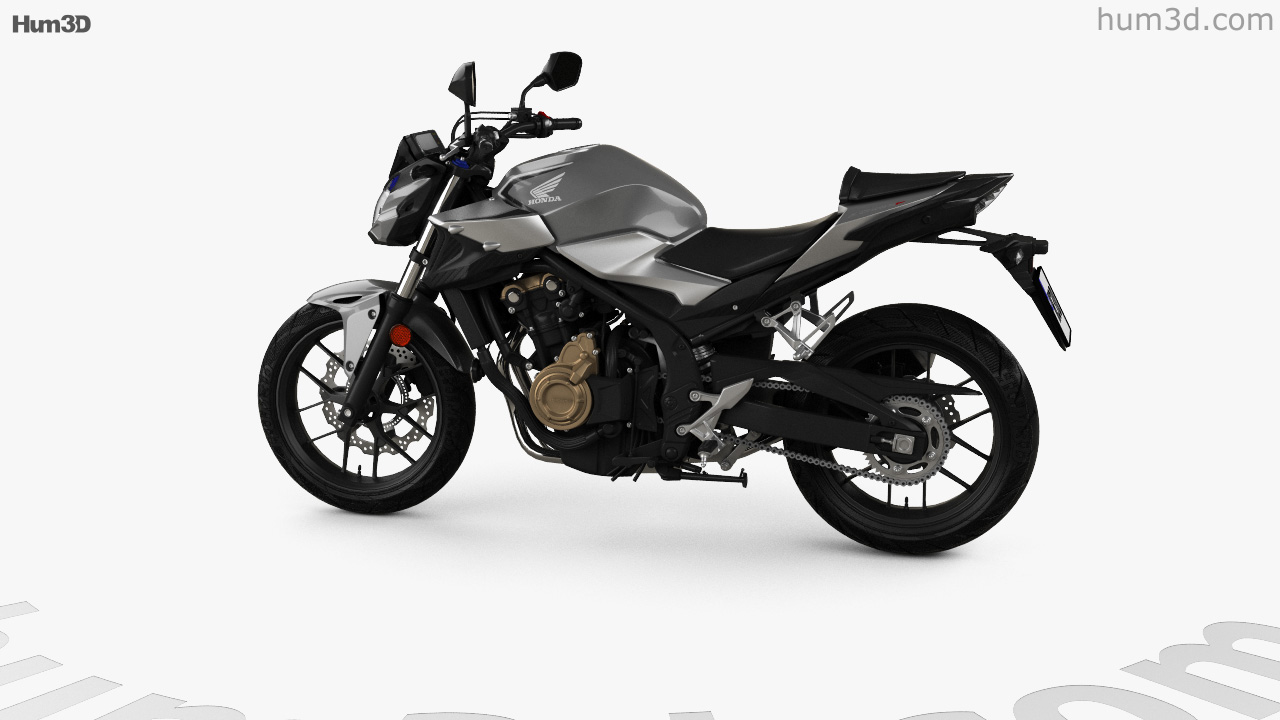 360 view of Honda CB500F 2019 3D model - 3DModels store