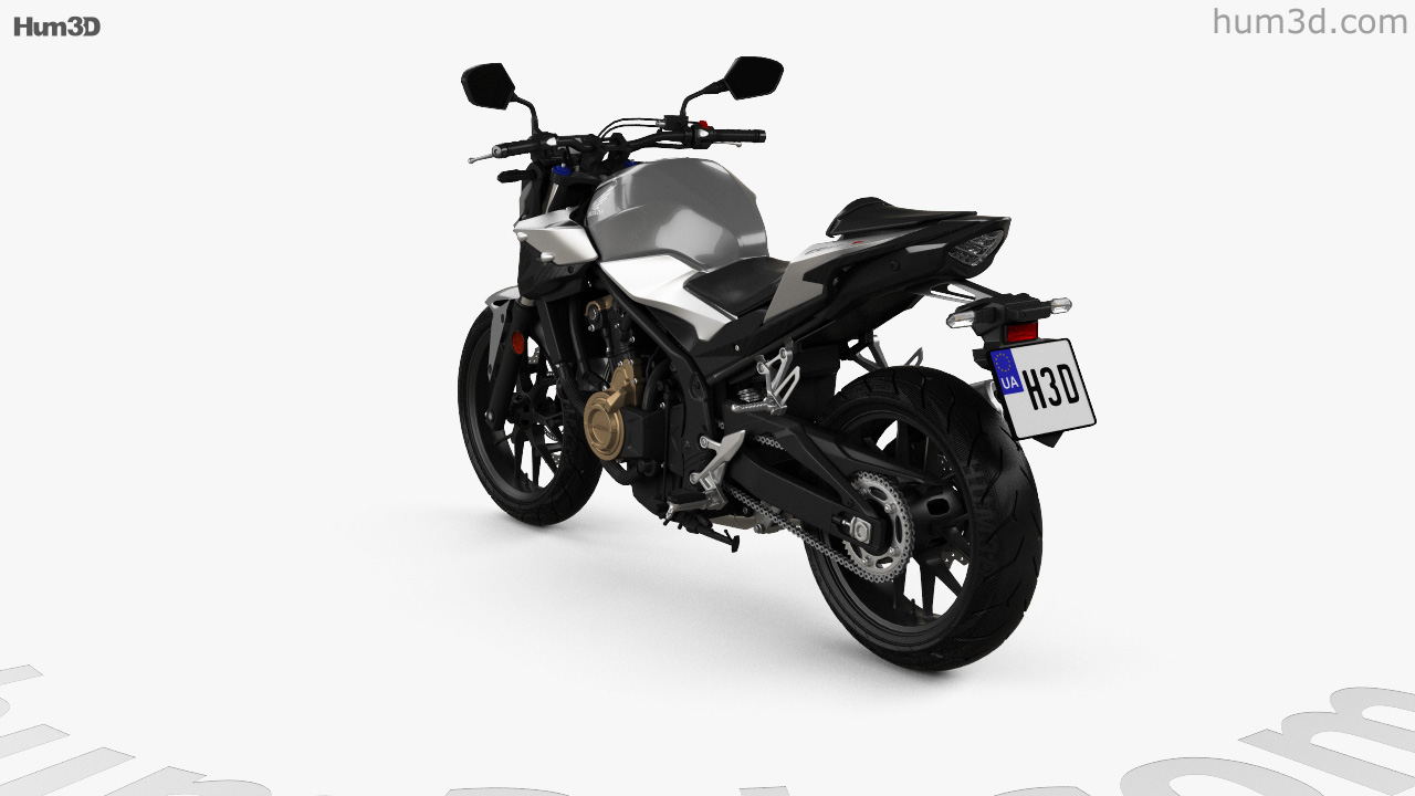 360 view of Honda CB500F 2019 3D model - 3DModels store