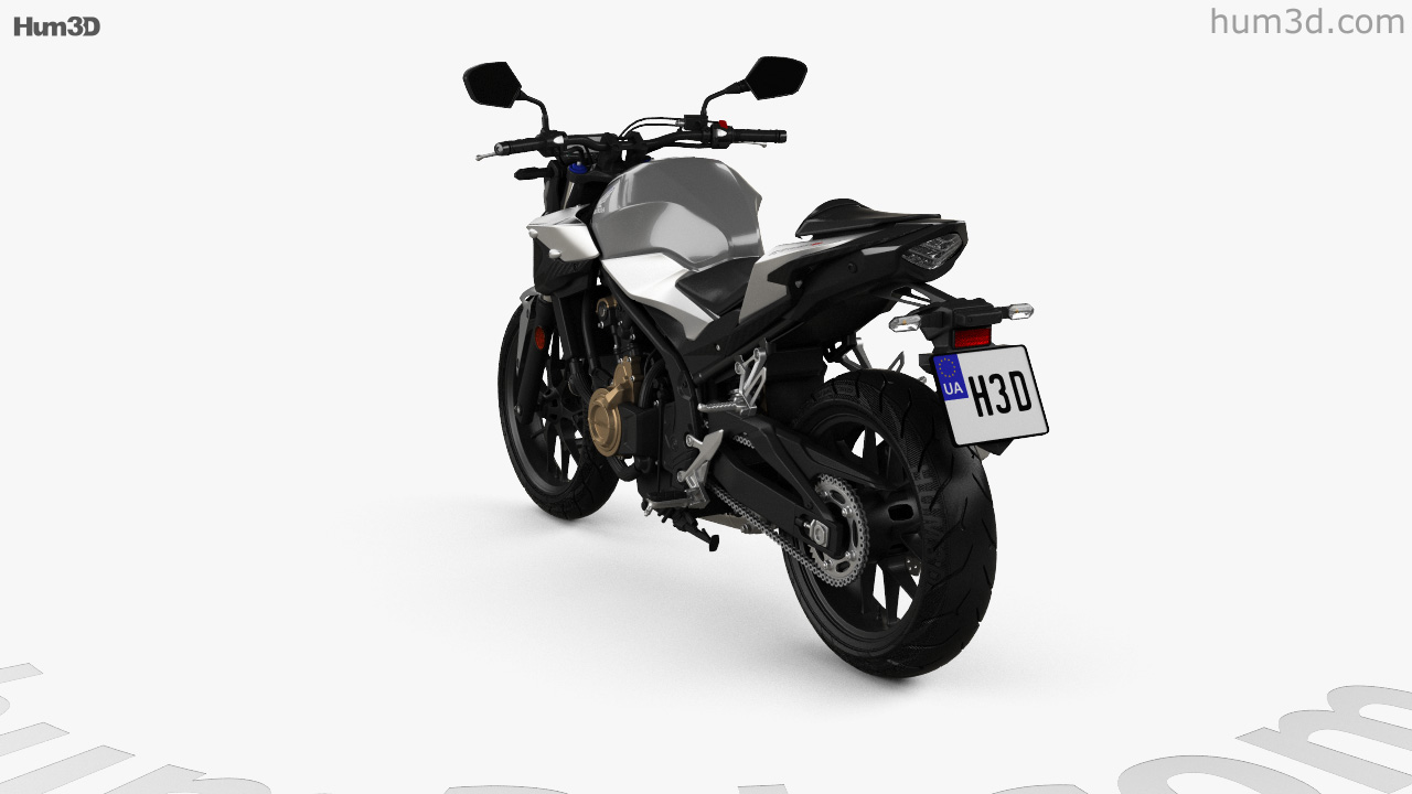 360 view of Honda CB500F 2019 3D model - 3DModels store