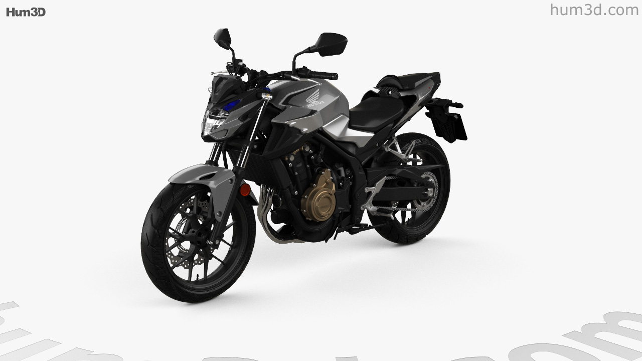 360 view of Honda CB500F 2019 3D model - 3DModels store