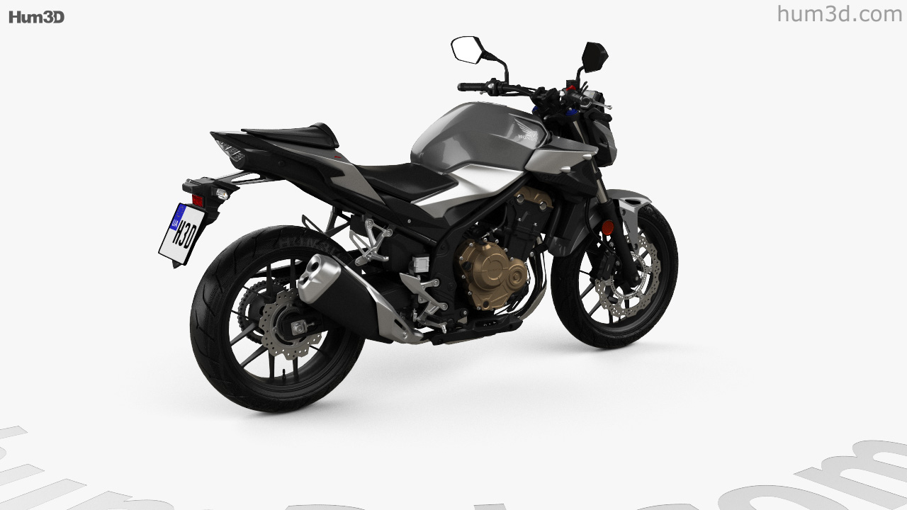 360 view of Honda CB500F 2019 3D model - 3DModels store