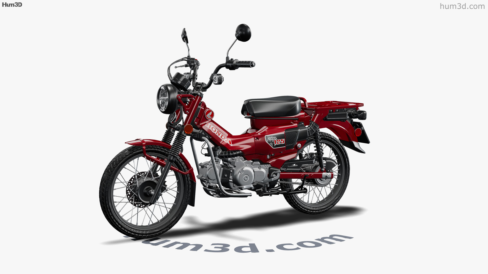 360 view of Honda CT125 2021 3D model - 3DModels store