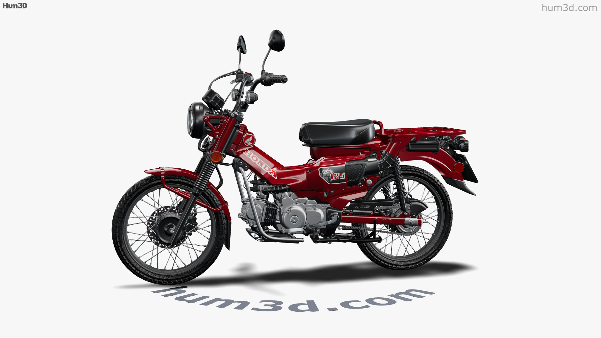 360 view of Honda CT125 2021 3D model - 3DModels store