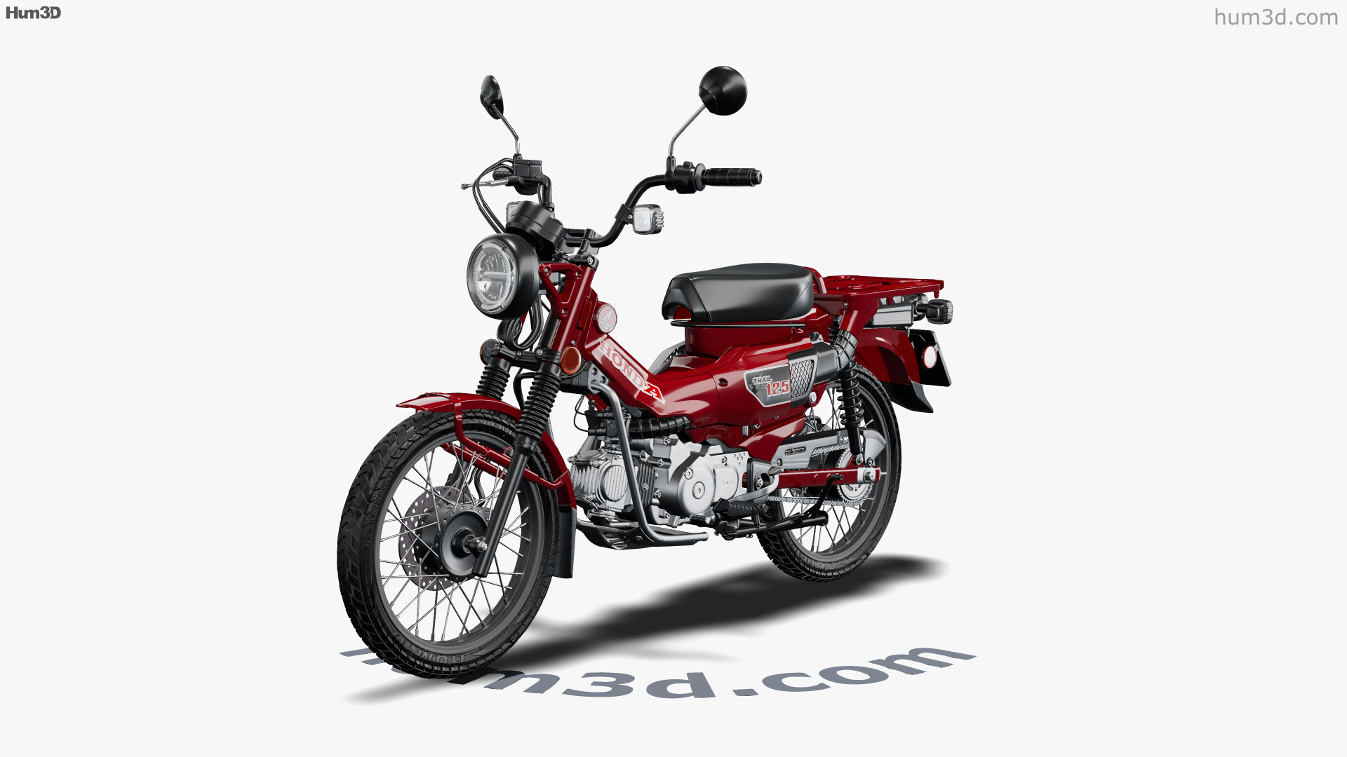 360 view of Honda CT125 2021 3D model - 3DModels store
