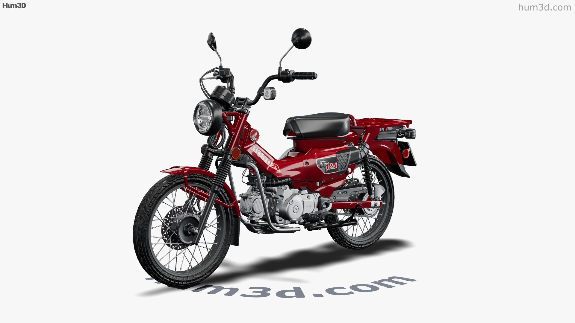 360 view of Honda CT125 2021 3D model - 3DModels store