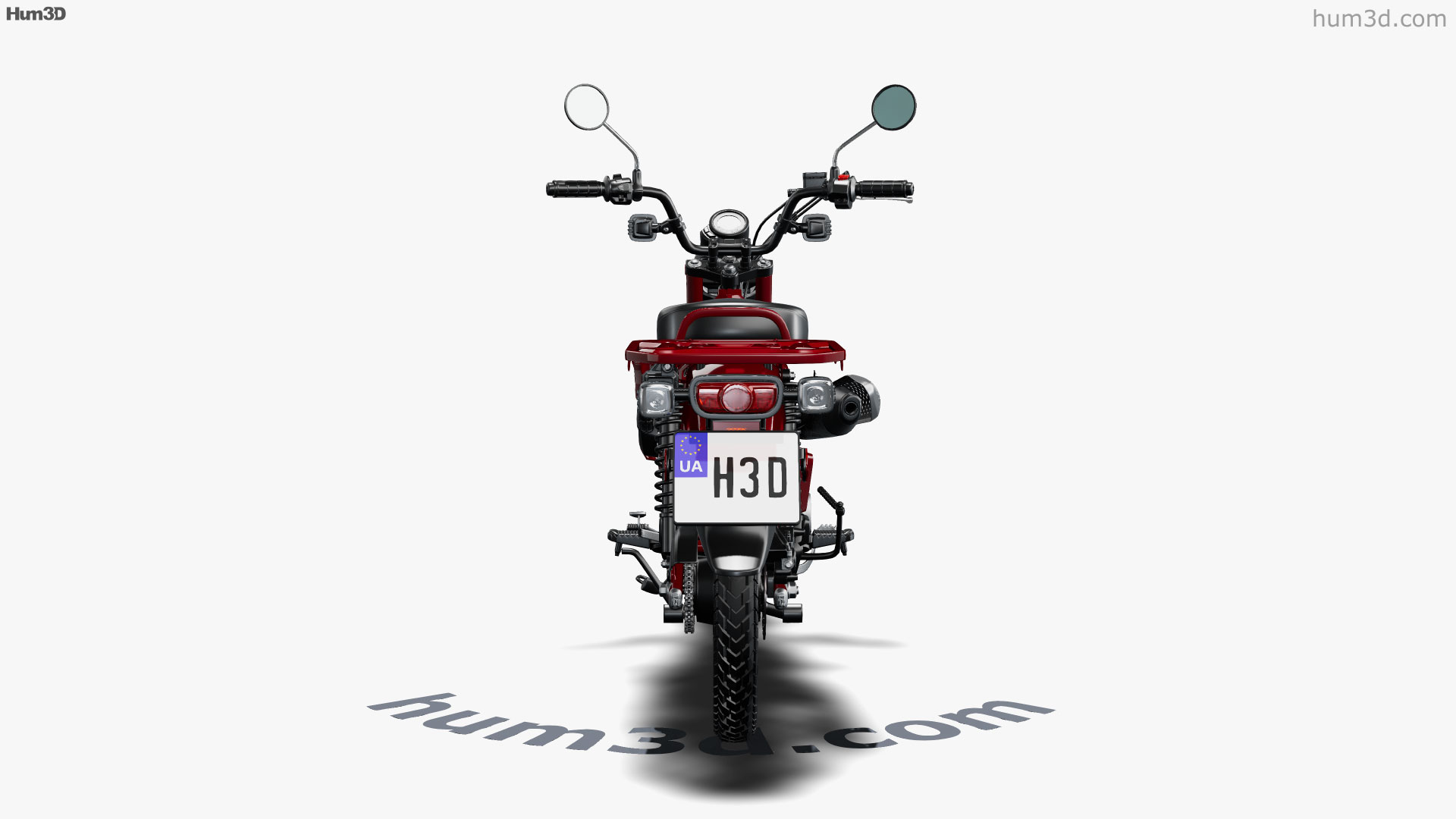 360 view of Honda CT125 2021 3D model - 3DModels store