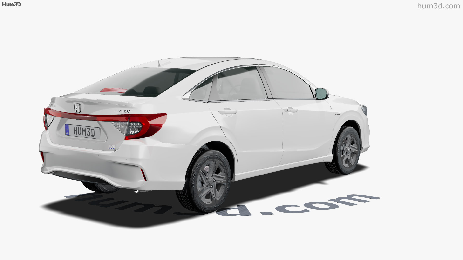 360 view of Honda Envix 2024 3D model - 3DModels store
