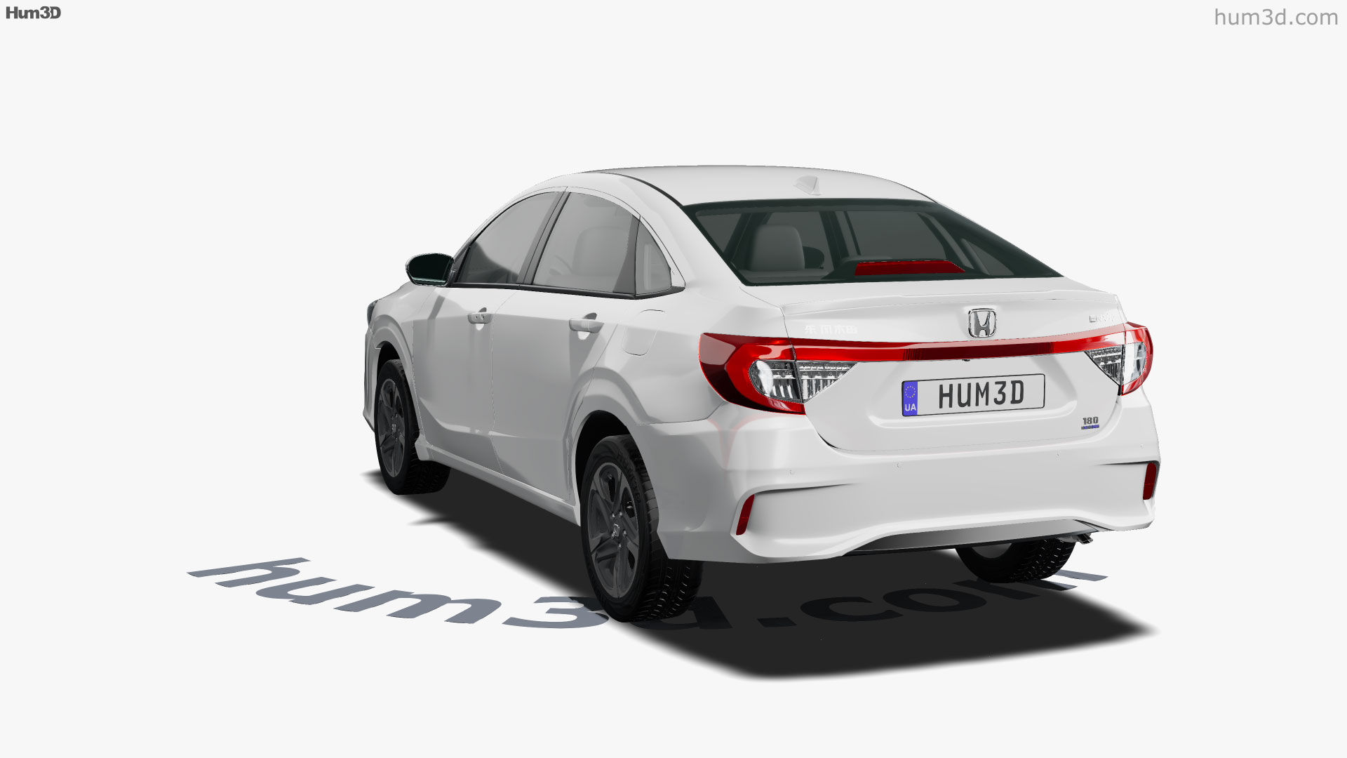 360 view of Honda Envix 2024 3D model - 3DModels store