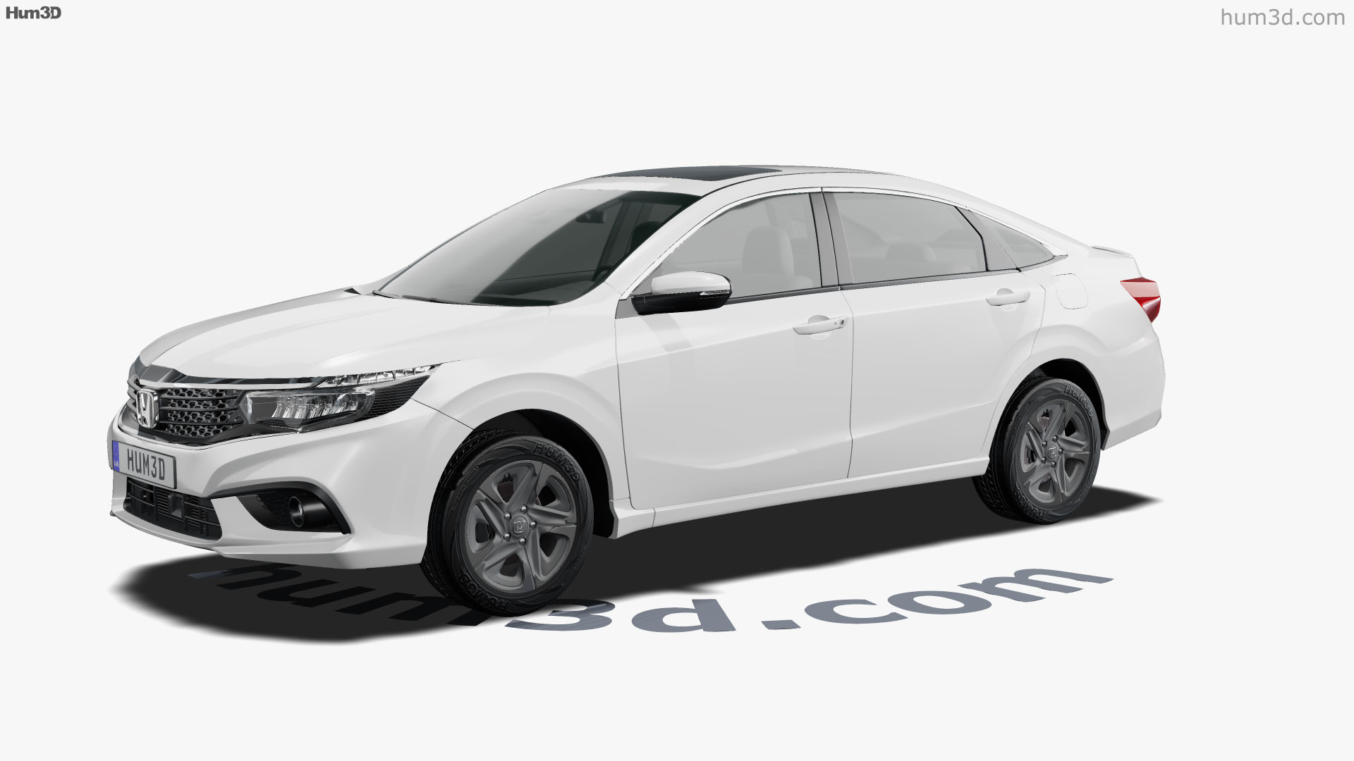 360 view of Honda Envix 2024 3D model - 3DModels store
