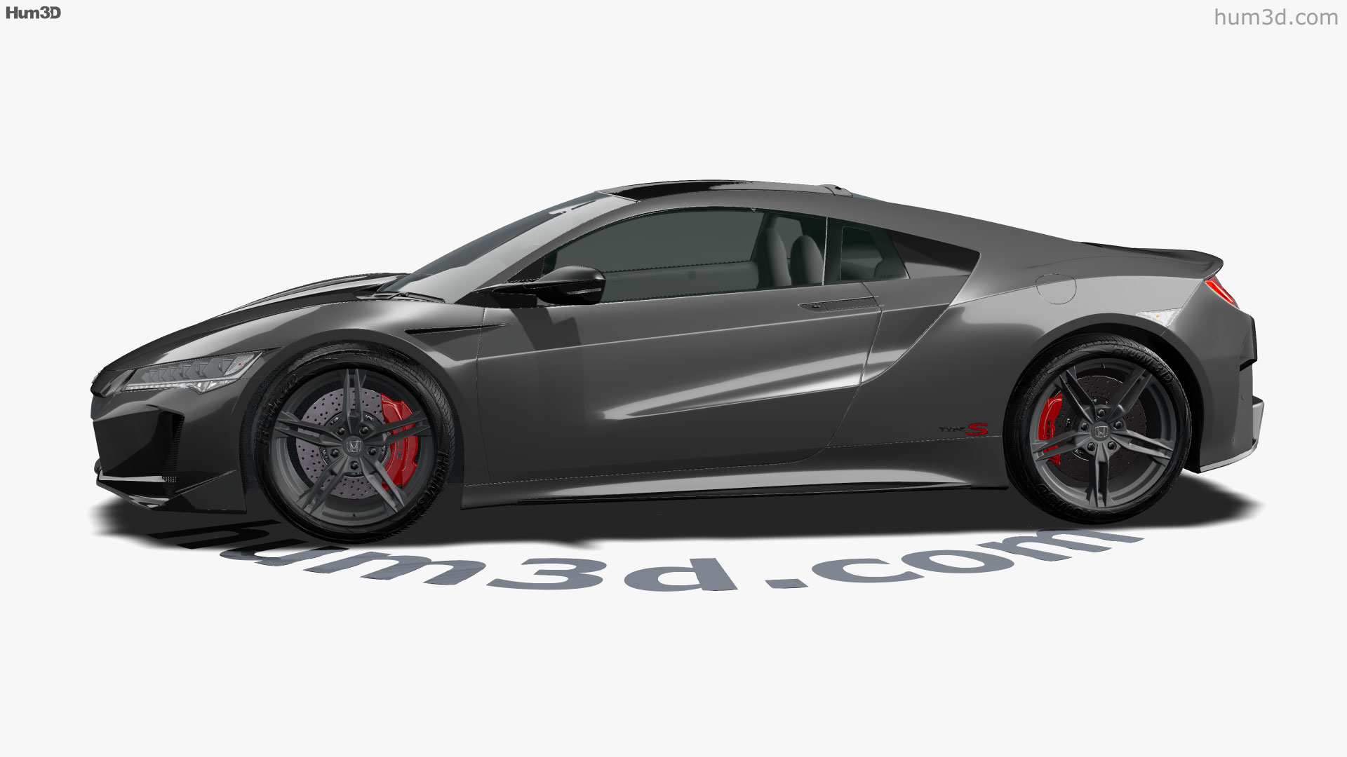 360 view of Honda NSX Type S 2024 3D model - 3DModels store