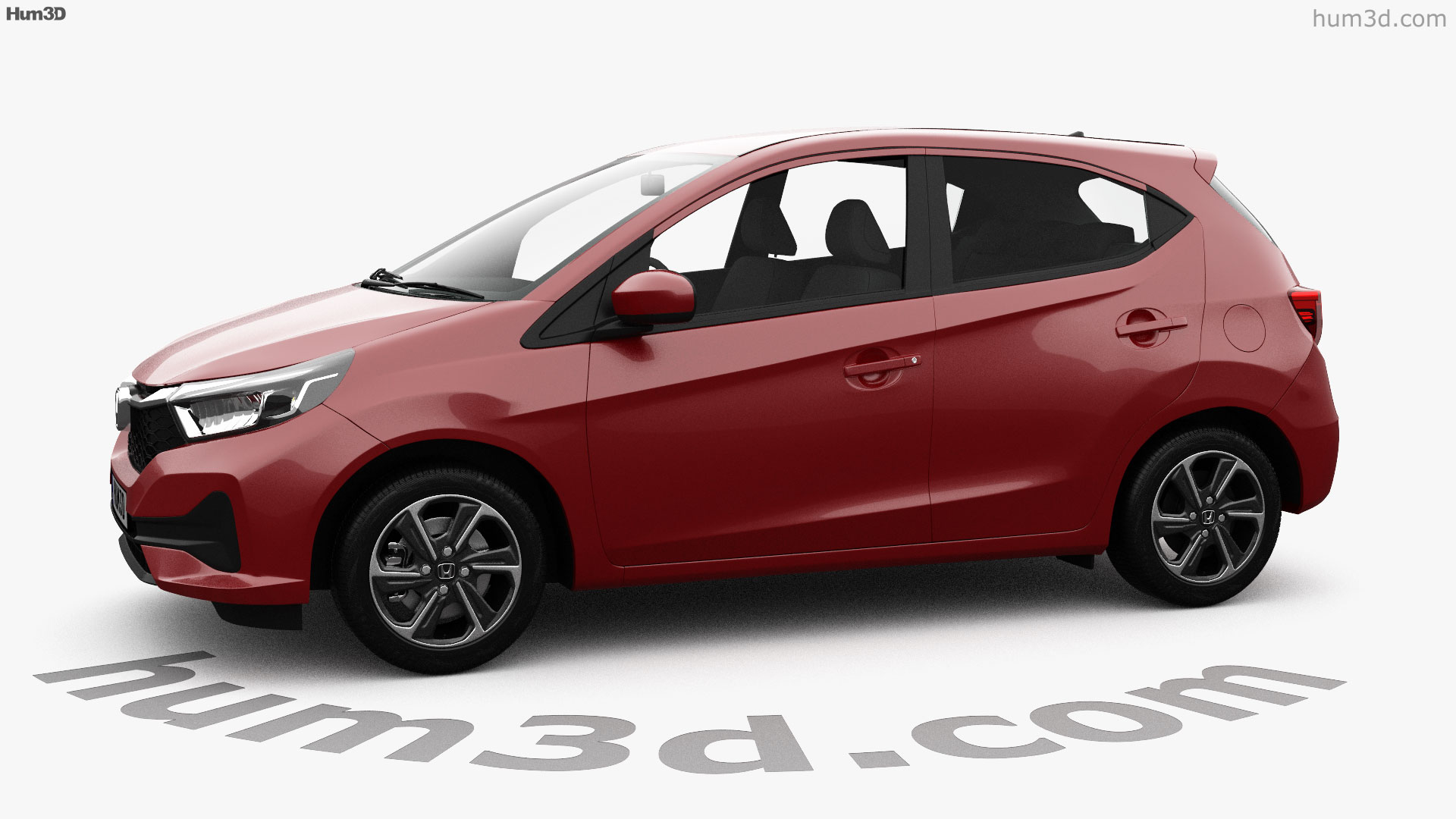 360 view of Honda Brio 2024 3D model - 3DModels store