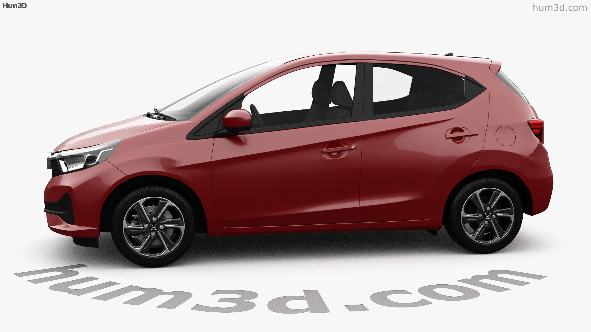 360 view of Honda Brio 2024 3D model - 3DModels store