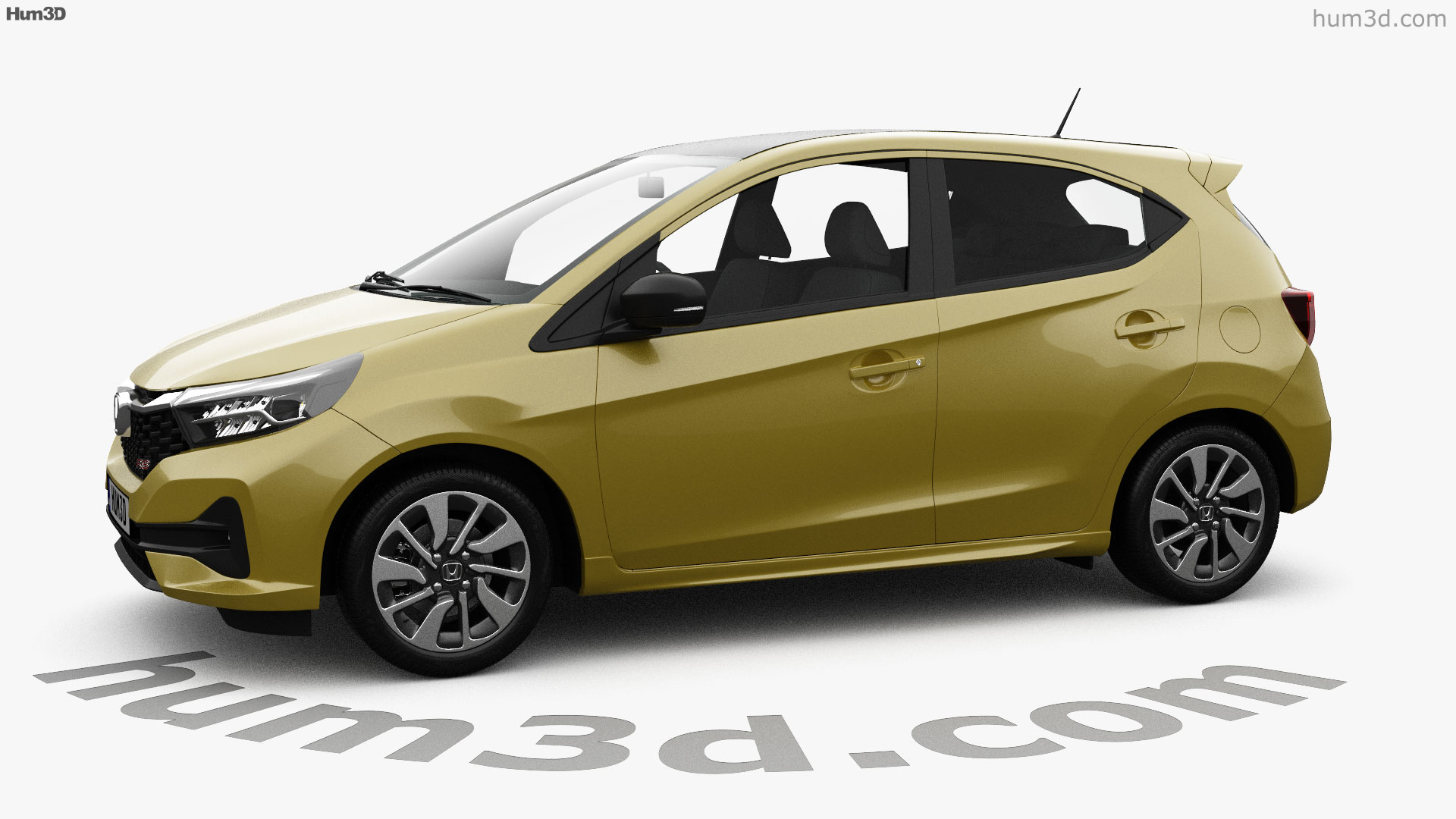360 view of Honda Brio RS 2024 3D model - 3DModels store