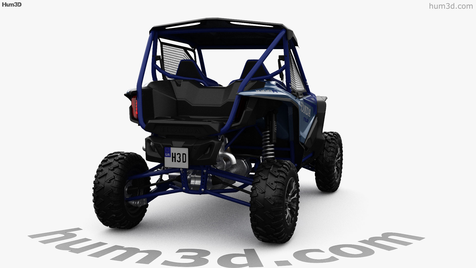360 view of Honda Talon 1000R 2024 3D model - 3DModels store