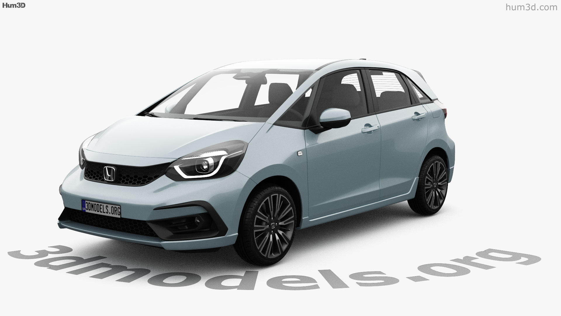 360 view of Honda Fit Sport 2024 3D model - 3DModels store