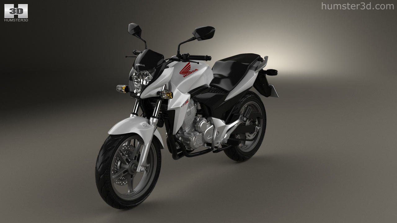 360 view of Honda CB300R 2014 3D model - 3DModels store