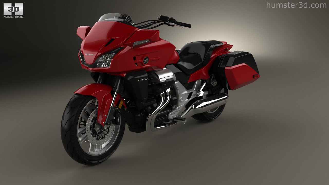 Honda CTX1300 2012 3Dモデルの360ビュー-3DModelsストア