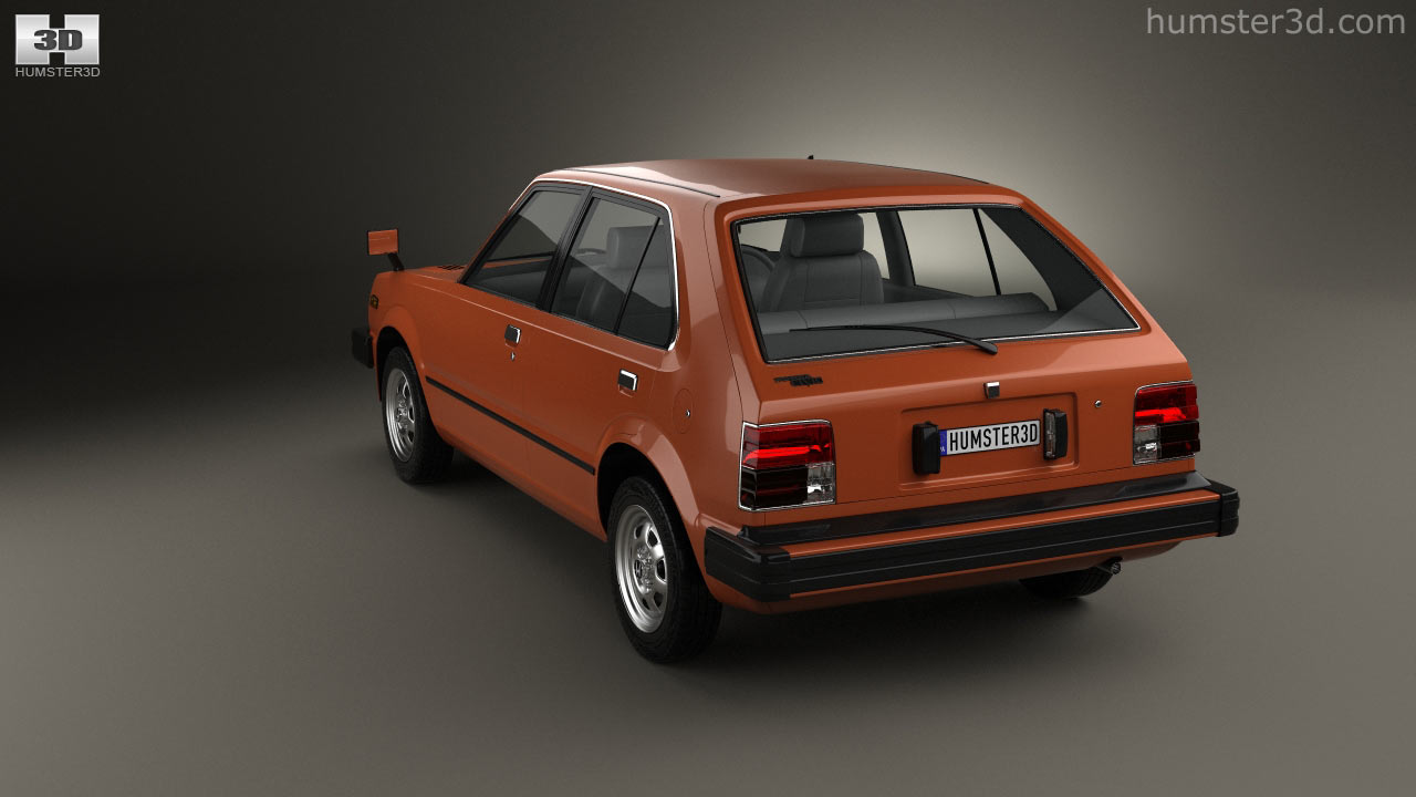 360 view of Honda Civic 1979 3D model - 3DModels store