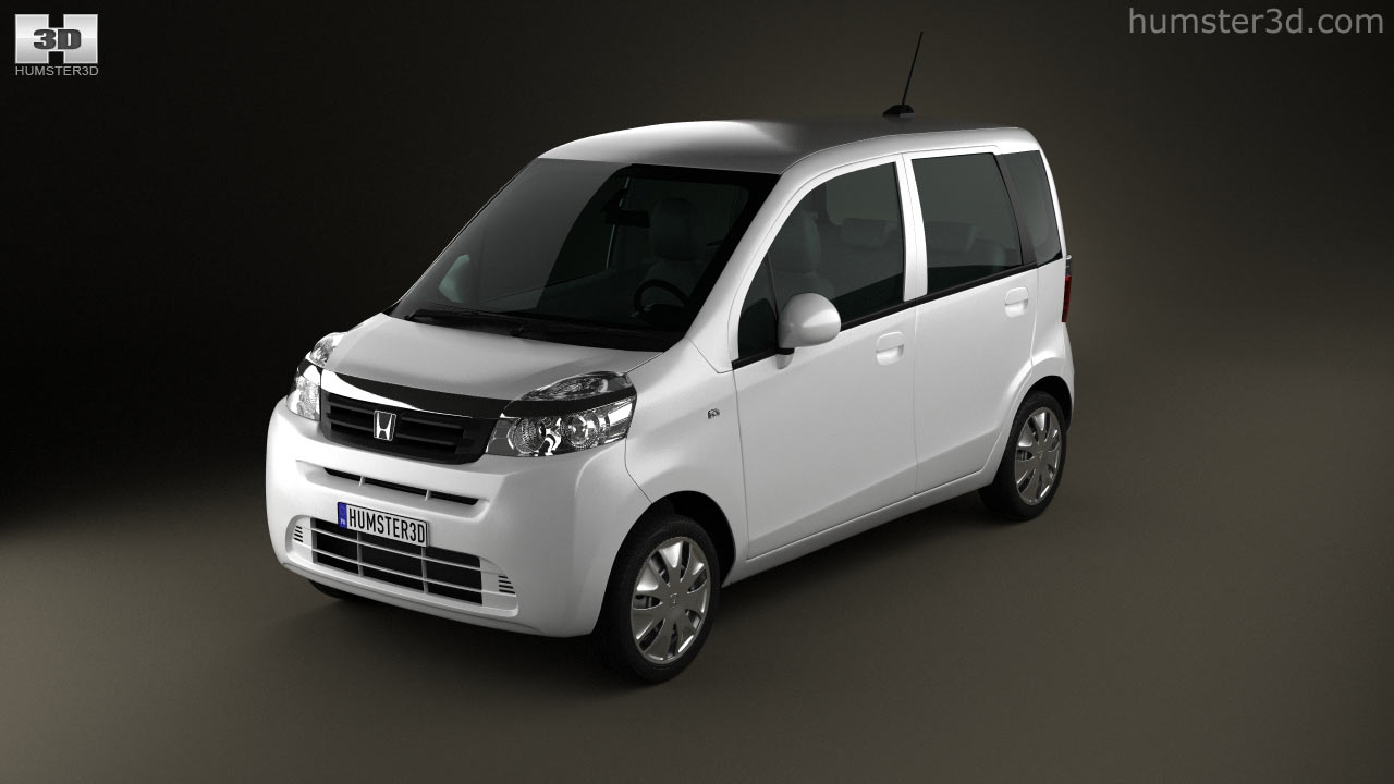 360 view of Honda Life 2014 3D model - 3DModels store