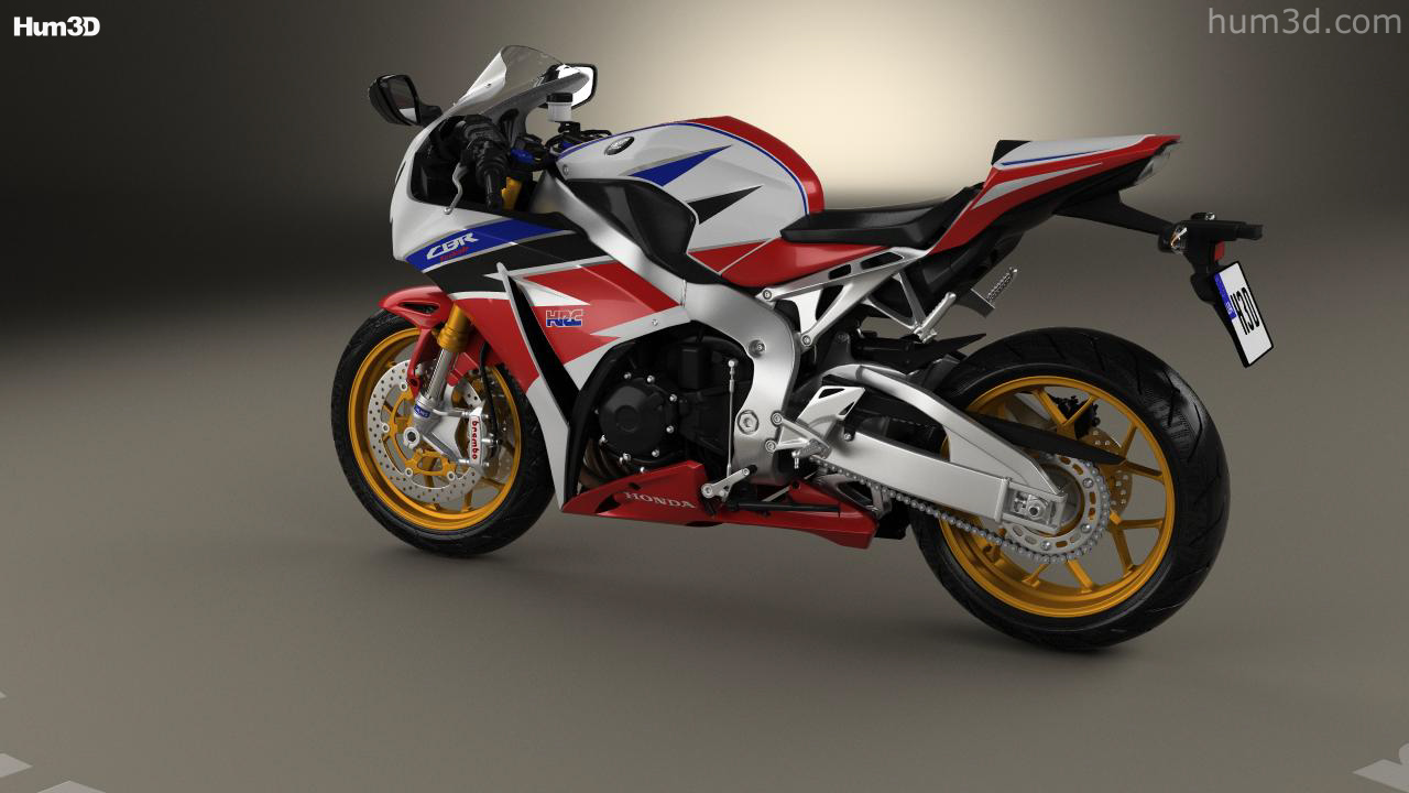 360 view of Honda CBR1000RR Fireblade 2016 3D model - 3DModels store