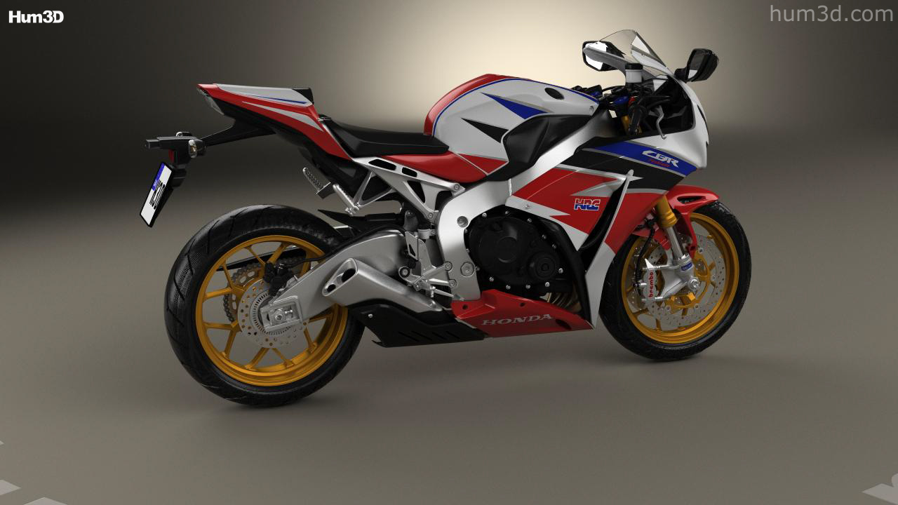 360 view of Honda CBR1000RR Fireblade 2016 3D model - 3DModels store