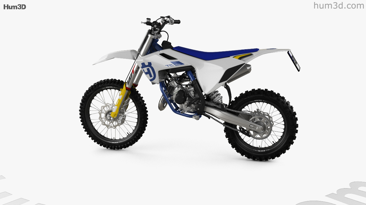 360 view of Husqvarna TC 85 2020 3D model - 3DModels store