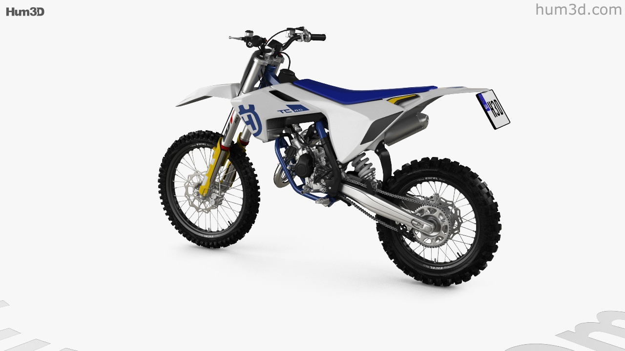 360 view of Husqvarna TC 85 2020 3D model - 3DModels store