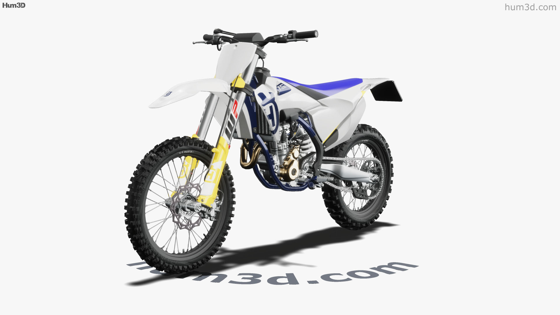 360 view of Husqvarna FC 250 2020 3D model - 3DModels store