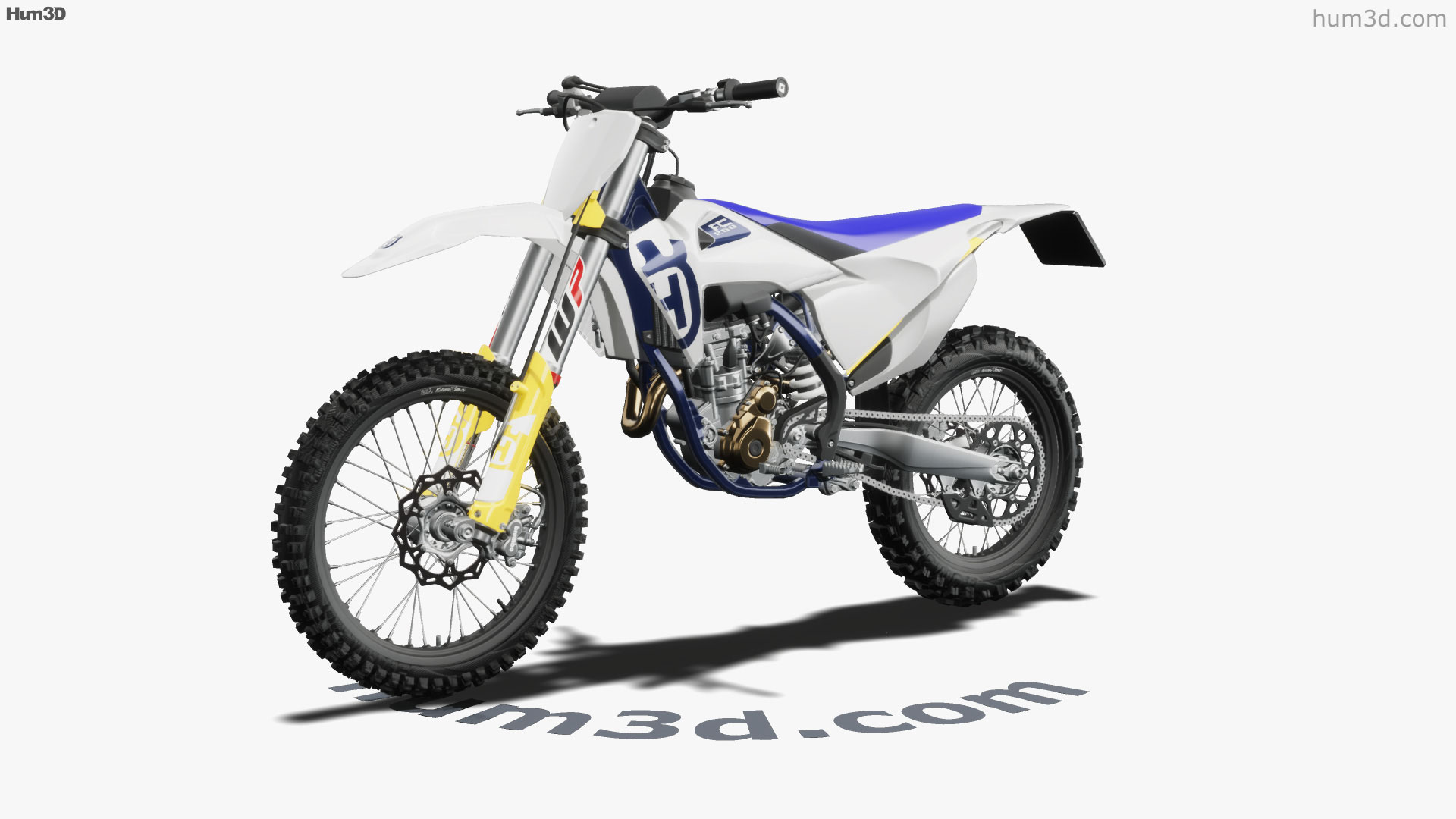 360 view of Husqvarna FC 250 2020 3D model - 3DModels store