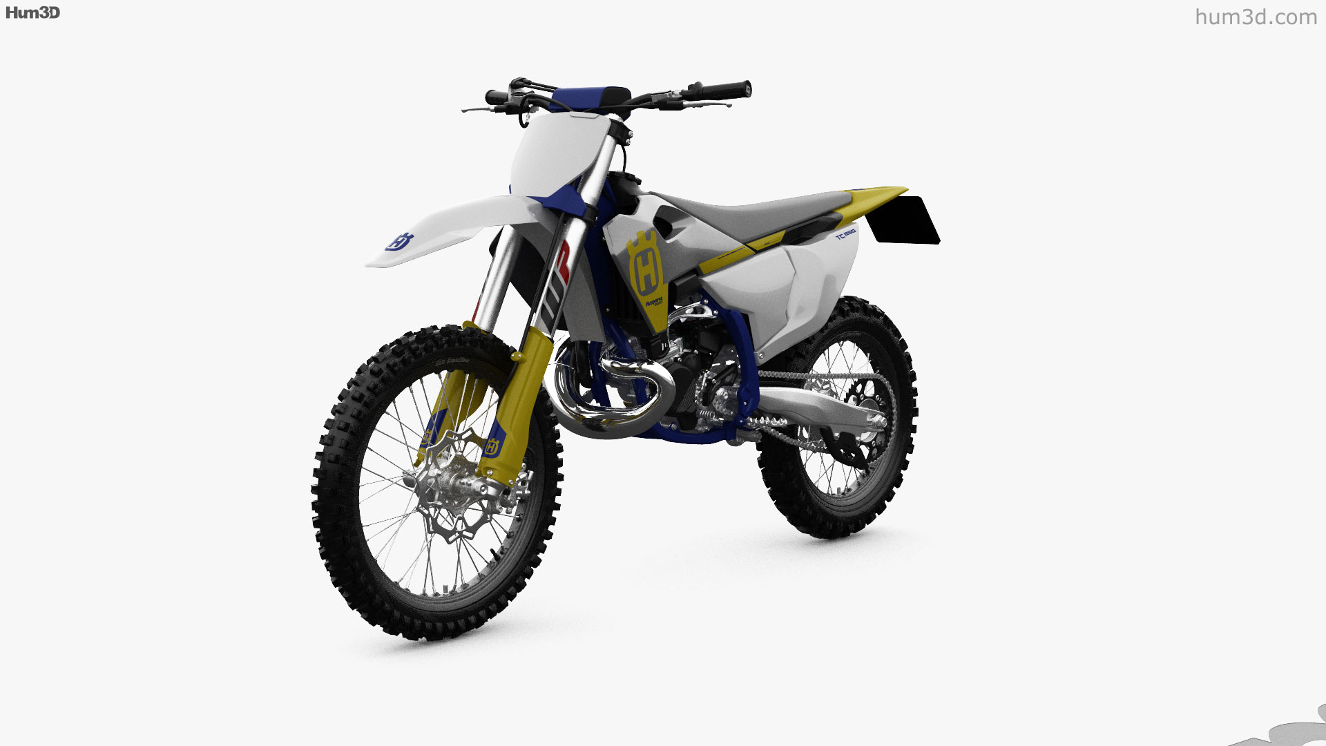 360 view of Husqvarna TC 250 2024 3D model - 3DModels store