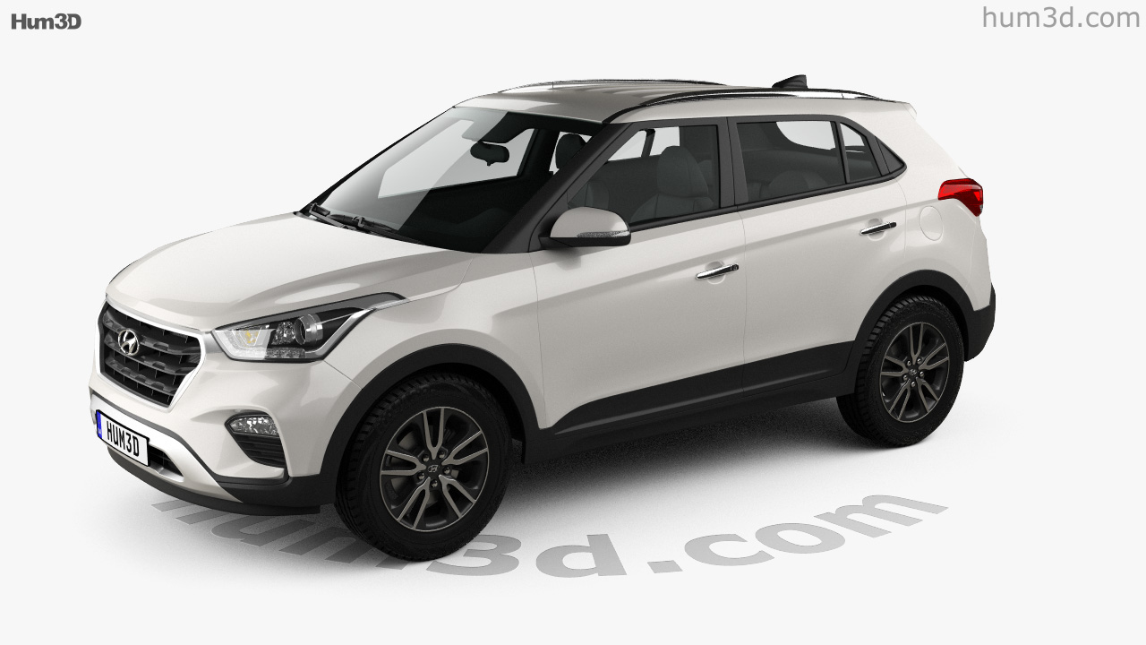 360 view of Hyundai Creta 2019 3D model - 3DModels store