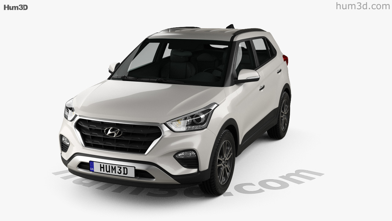 360 view of Hyundai Creta 2019 3D model - 3DModels store
