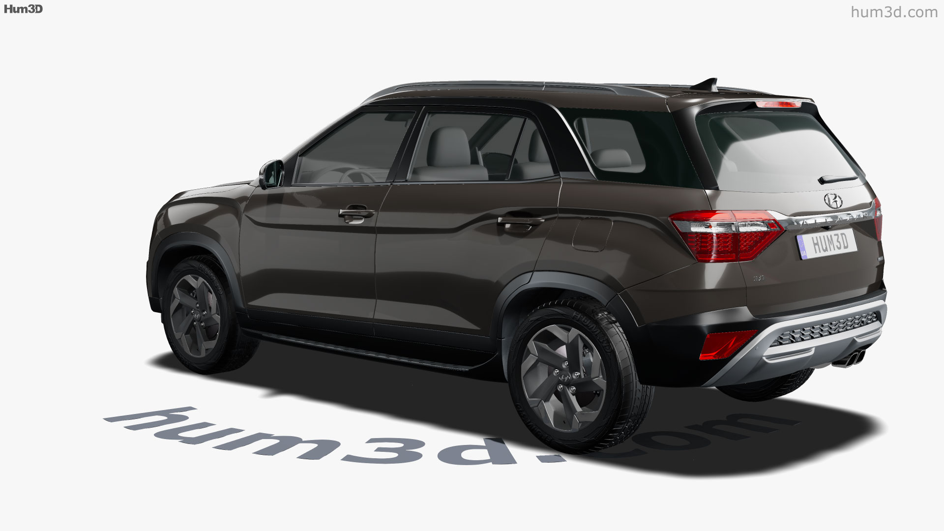 360 view of Hyundai Alcazar 2022 3D model - Hum3D store