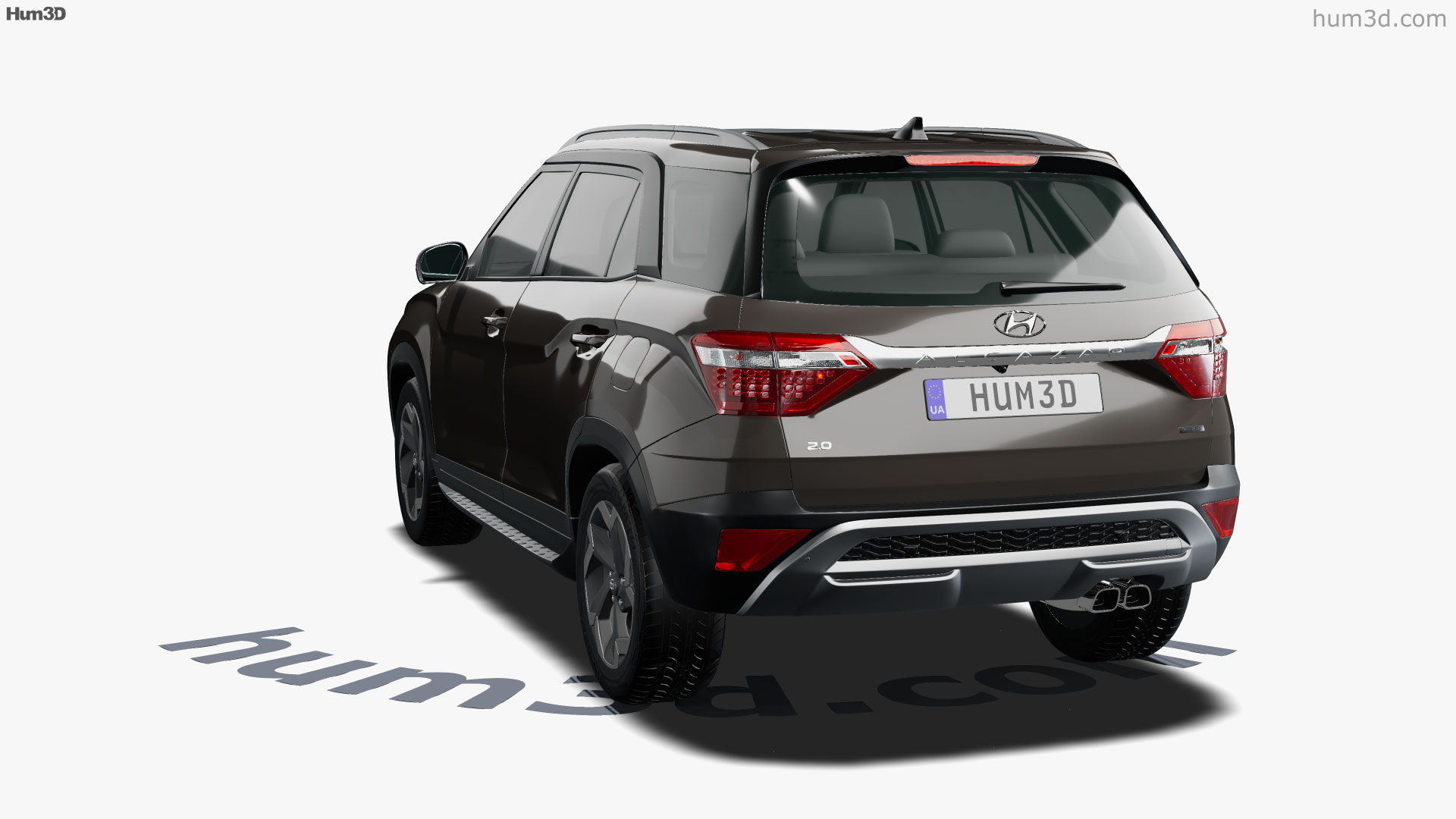 360 view of Hyundai Alcazar 2022 3D model - Hum3D store