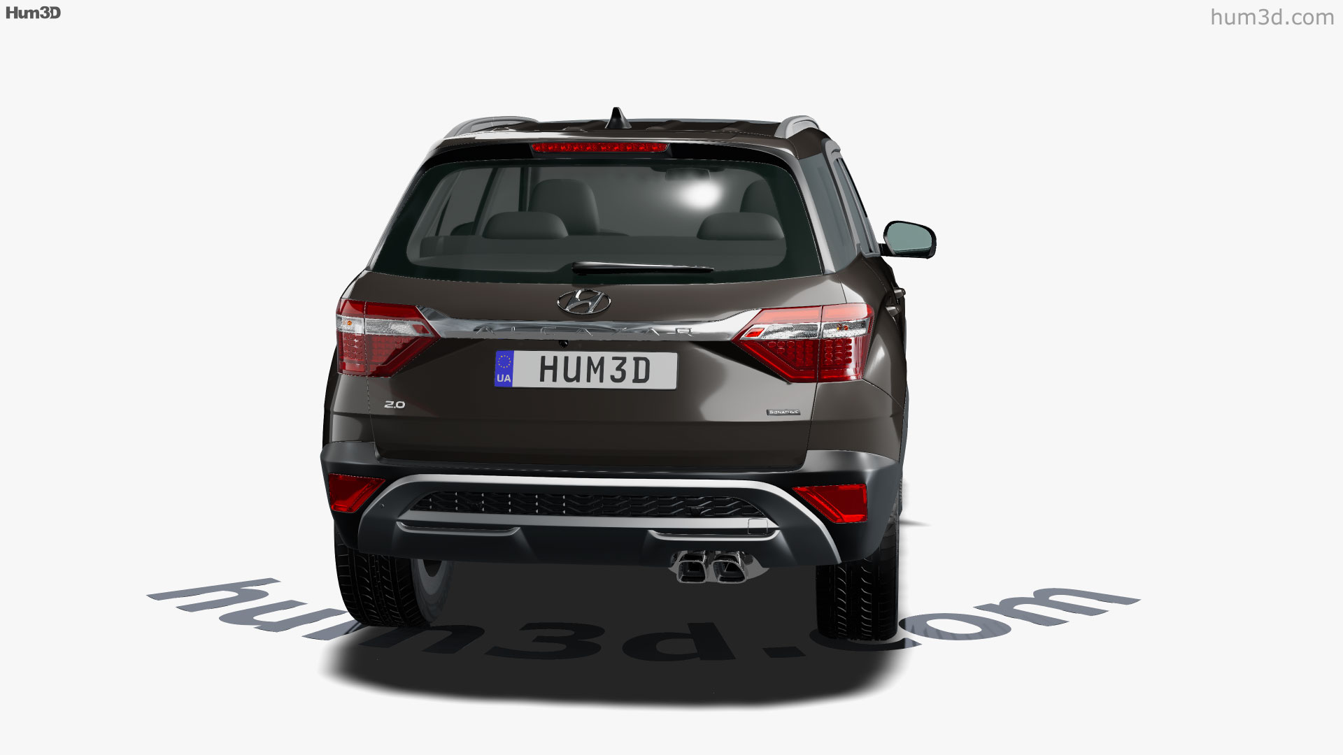 360 view of Hyundai Alcazar 2022 3D model - Hum3D store