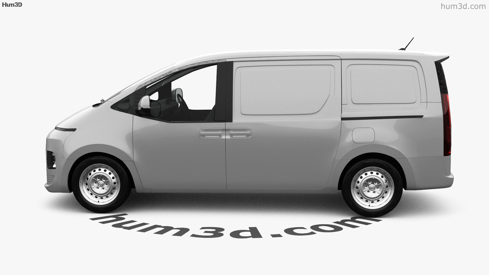 360 view of Hyundai Staria Load 2024 3D model - 3DModels store