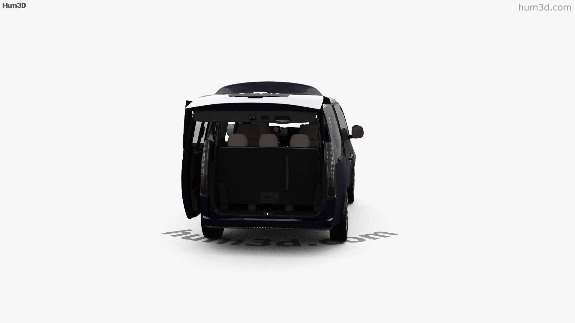 360 view of Hyundai Staria Premium with HQ interior 2024 3D model ...