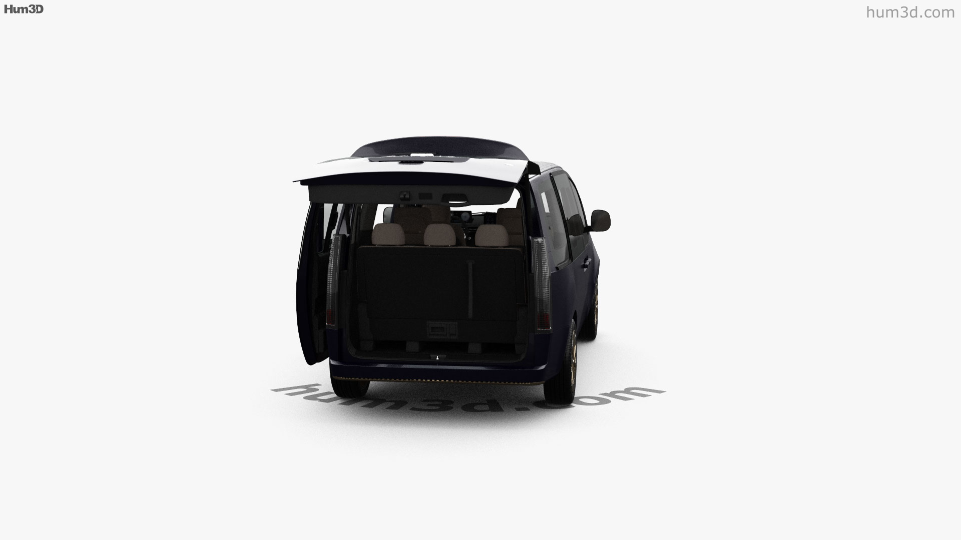 360 view of Hyundai Staria Premium with HQ interior 2024 3D model ...