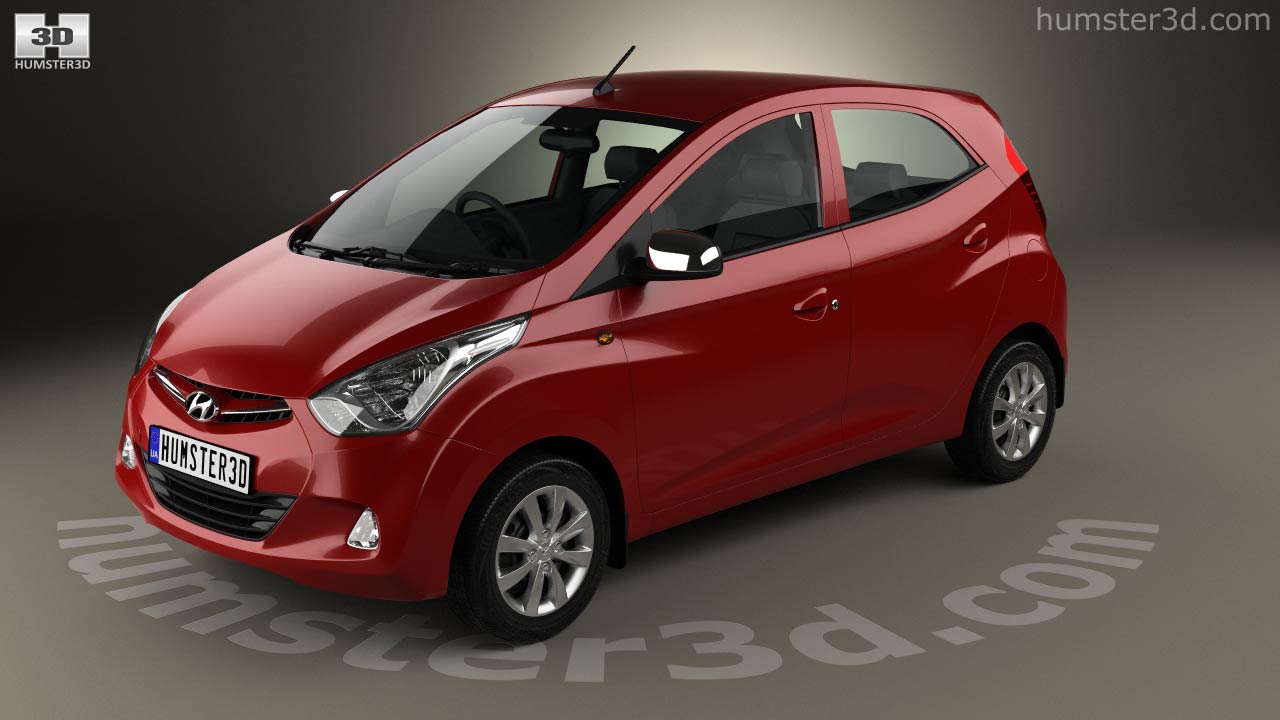 360 view of Hyundai Eon 2018 3D model - 3DModels store