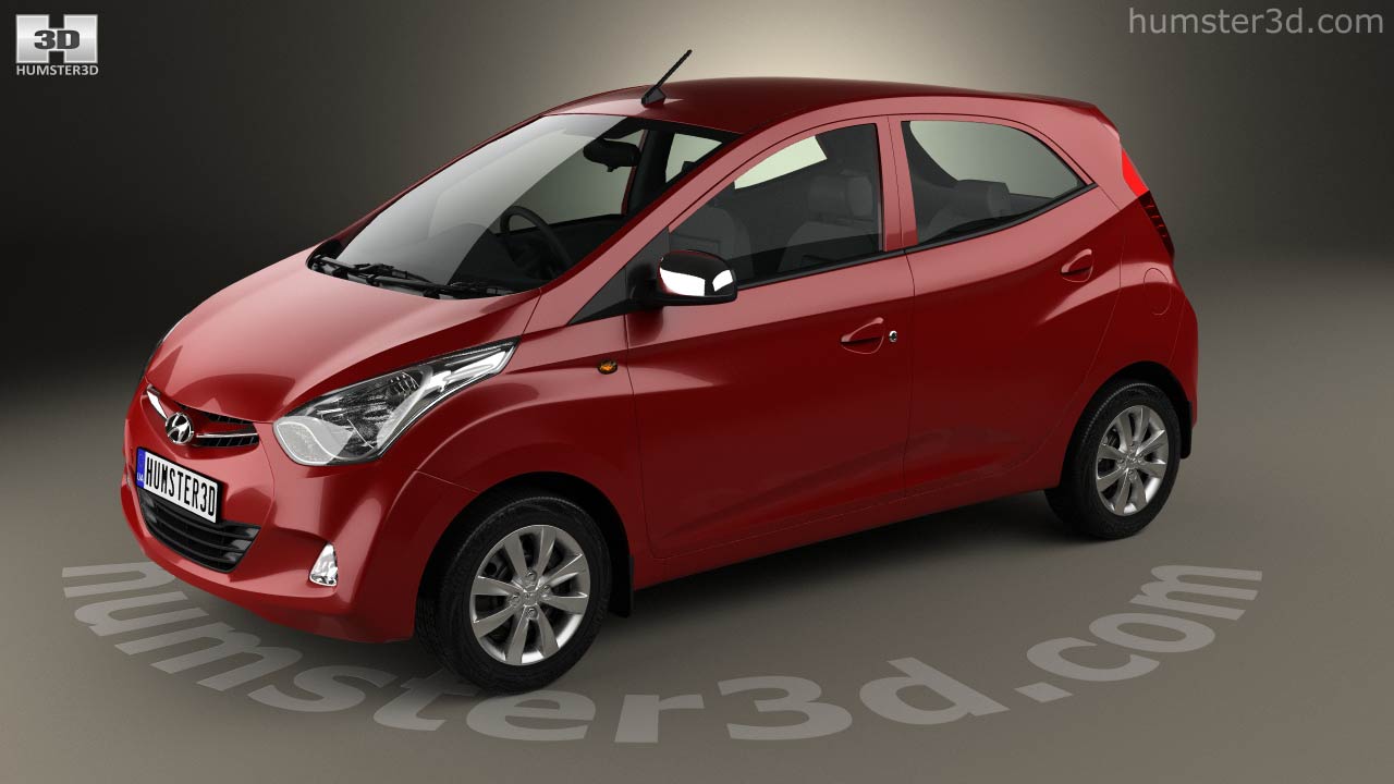 360 view of Hyundai Eon 2018 3D model - 3DModels store