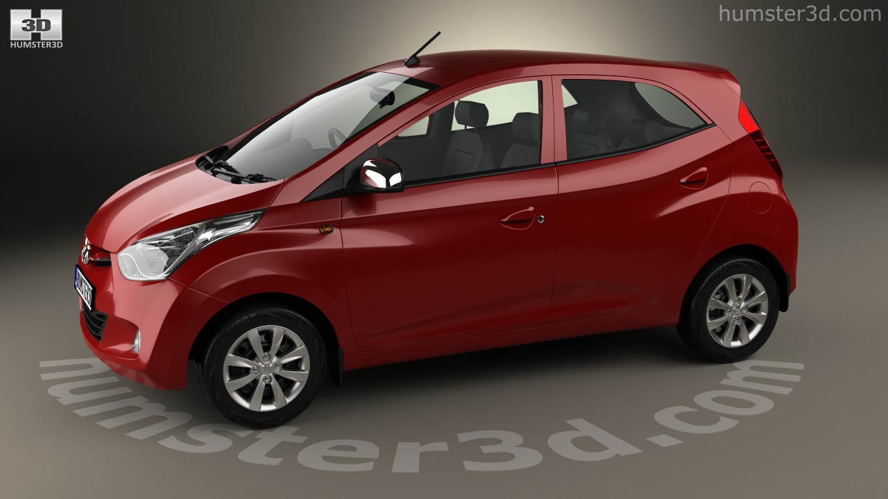 360 view of Hyundai Eon 2018 3D model - 3DModels store