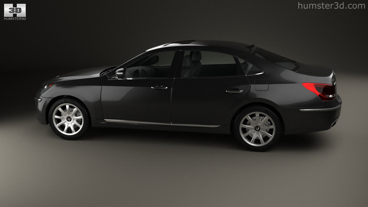 360 view of Hyundai Equus (Centennial) 2014 3D model - 3DModels store