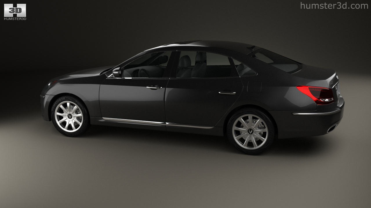 360 view of Hyundai Equus (Centennial) 2014 3D model - 3DModels store