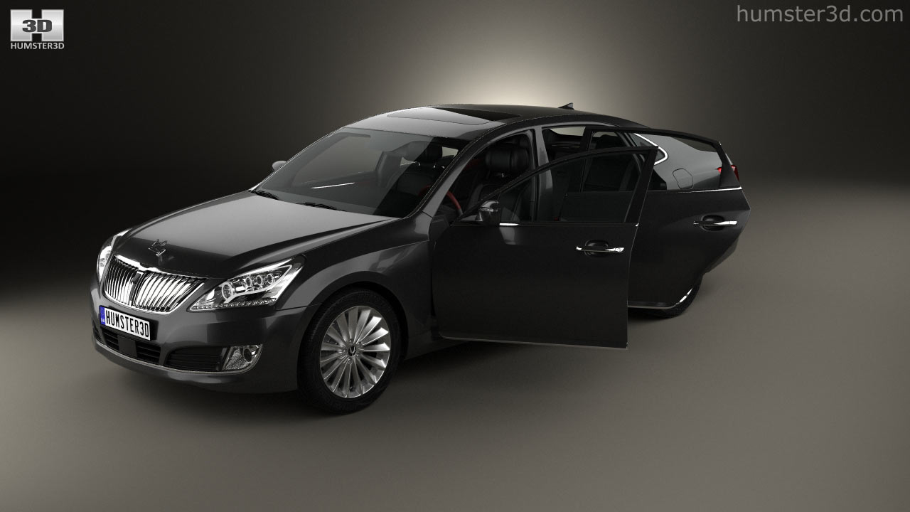 360 view of Hyundai Equus (Centennial) with HQ interior 2017 3D model ...