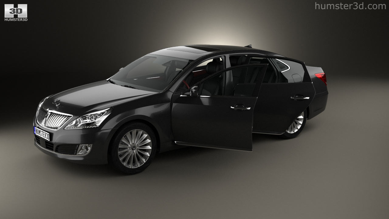 360 view of Hyundai Equus (Centennial) with HQ interior 2017 3D model ...