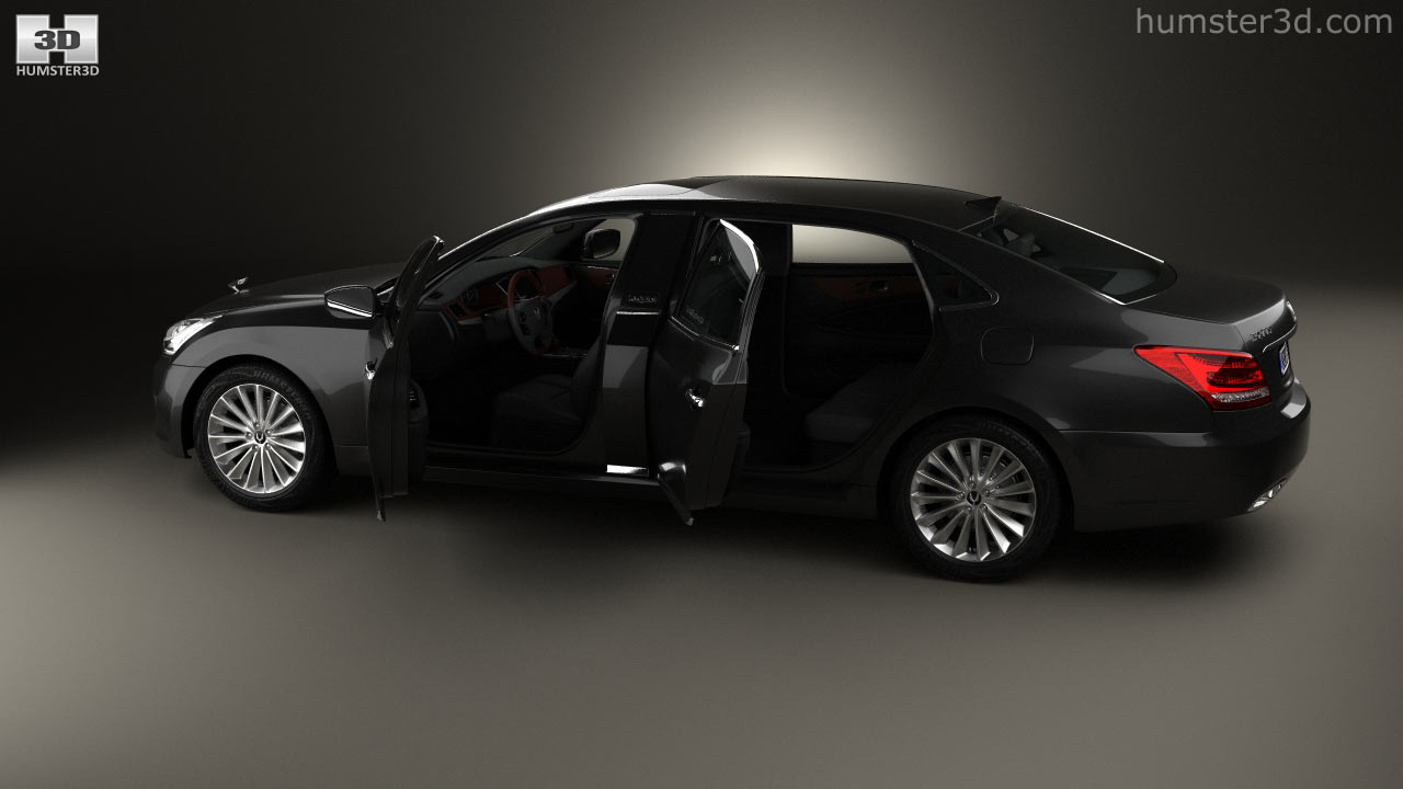 360 view of Hyundai Equus (Centennial) limousine with HQ interior 2017 ...