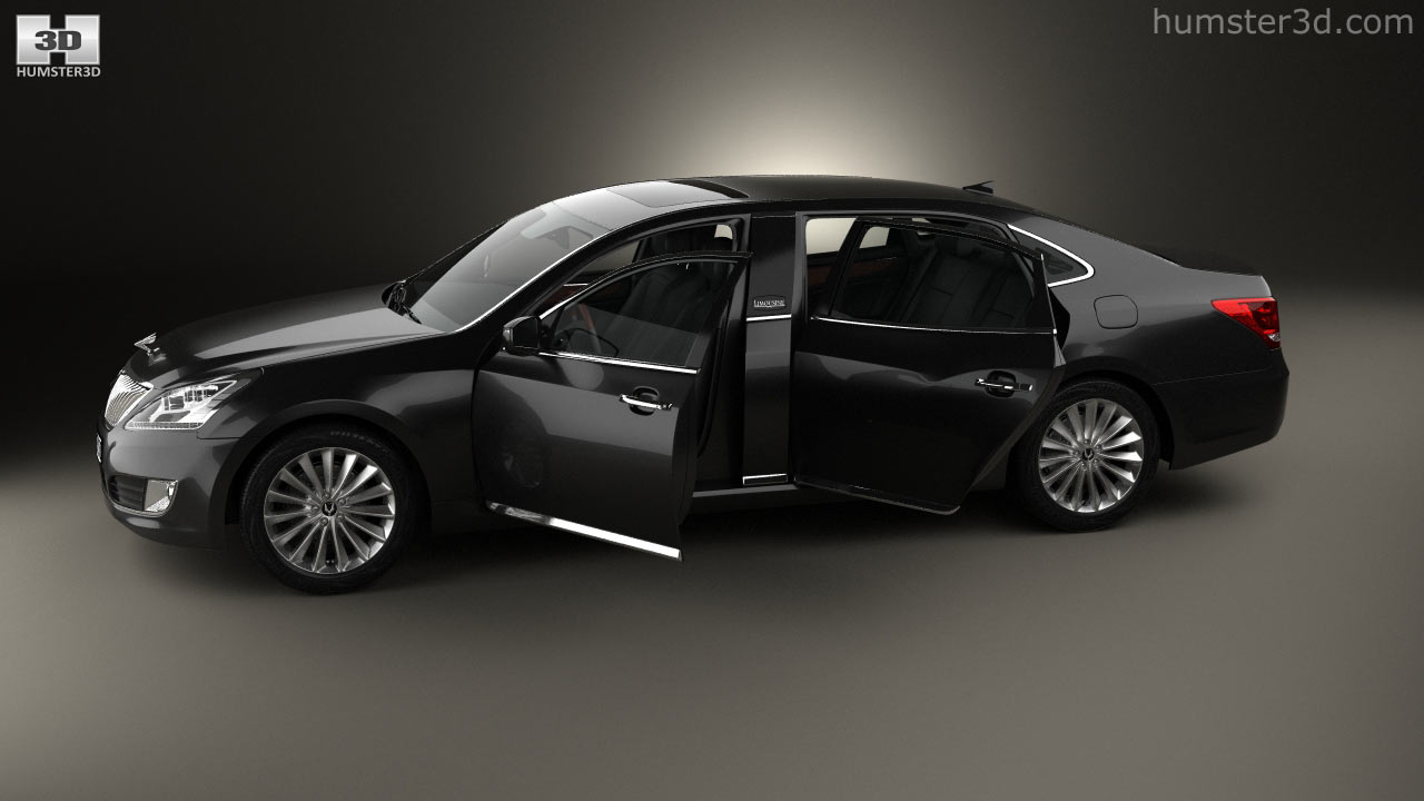 360 view of Hyundai Equus (Centennial) limousine with HQ interior 2017 ...
